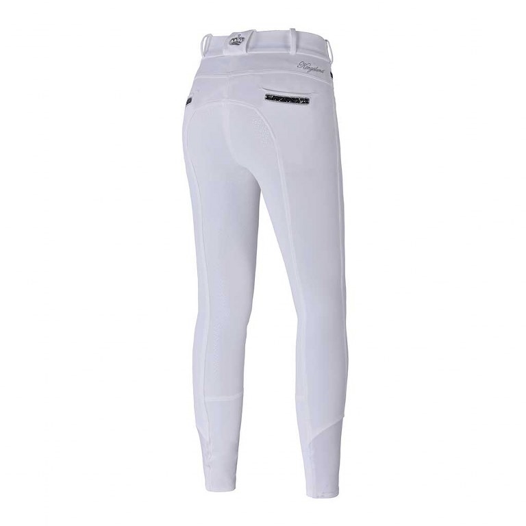 Kingsland Kadi F-Grip - Hvide ridebukser med full-grip